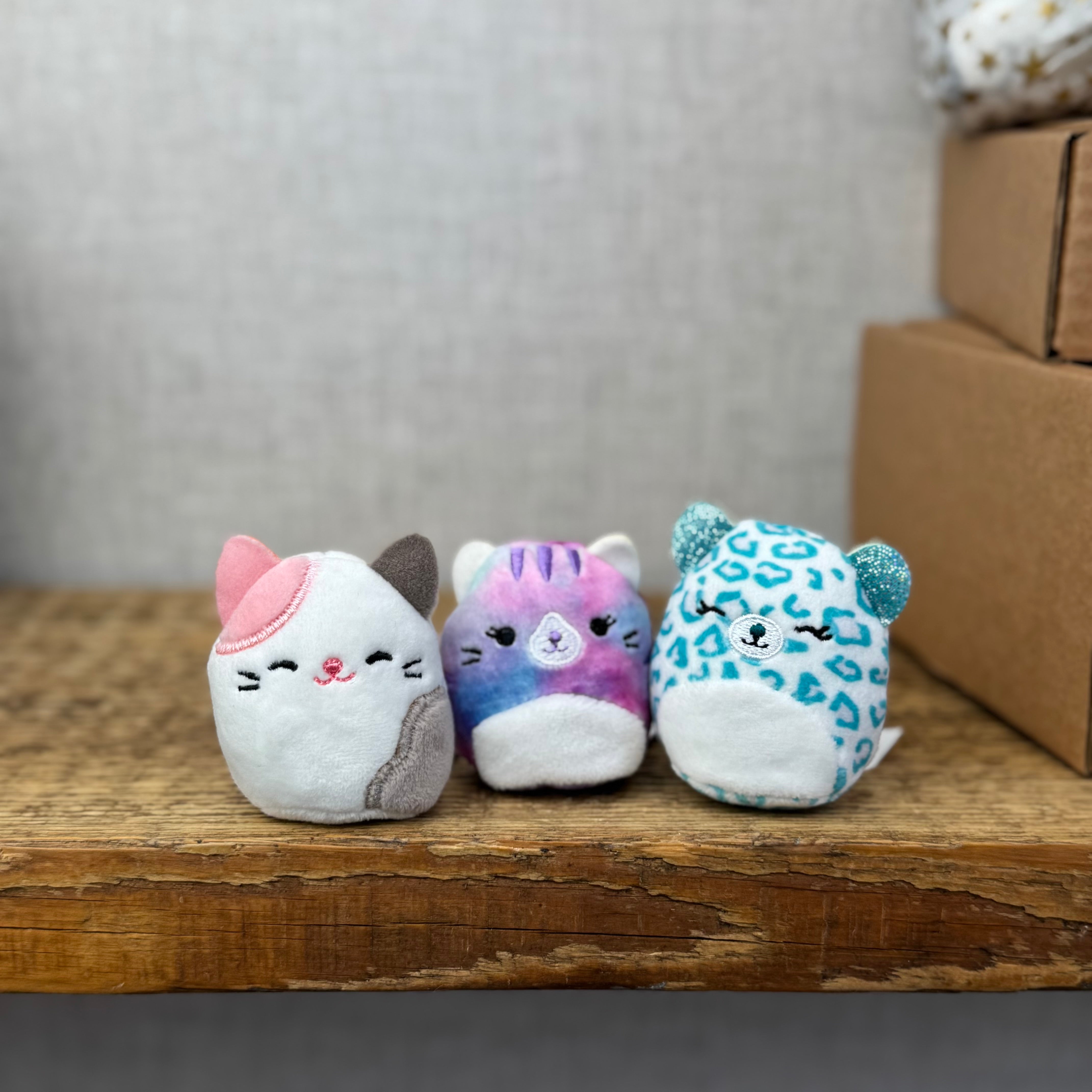 Secret Santa - Trio Purrrrfect Mini Squishville – Preloved Soft Toys