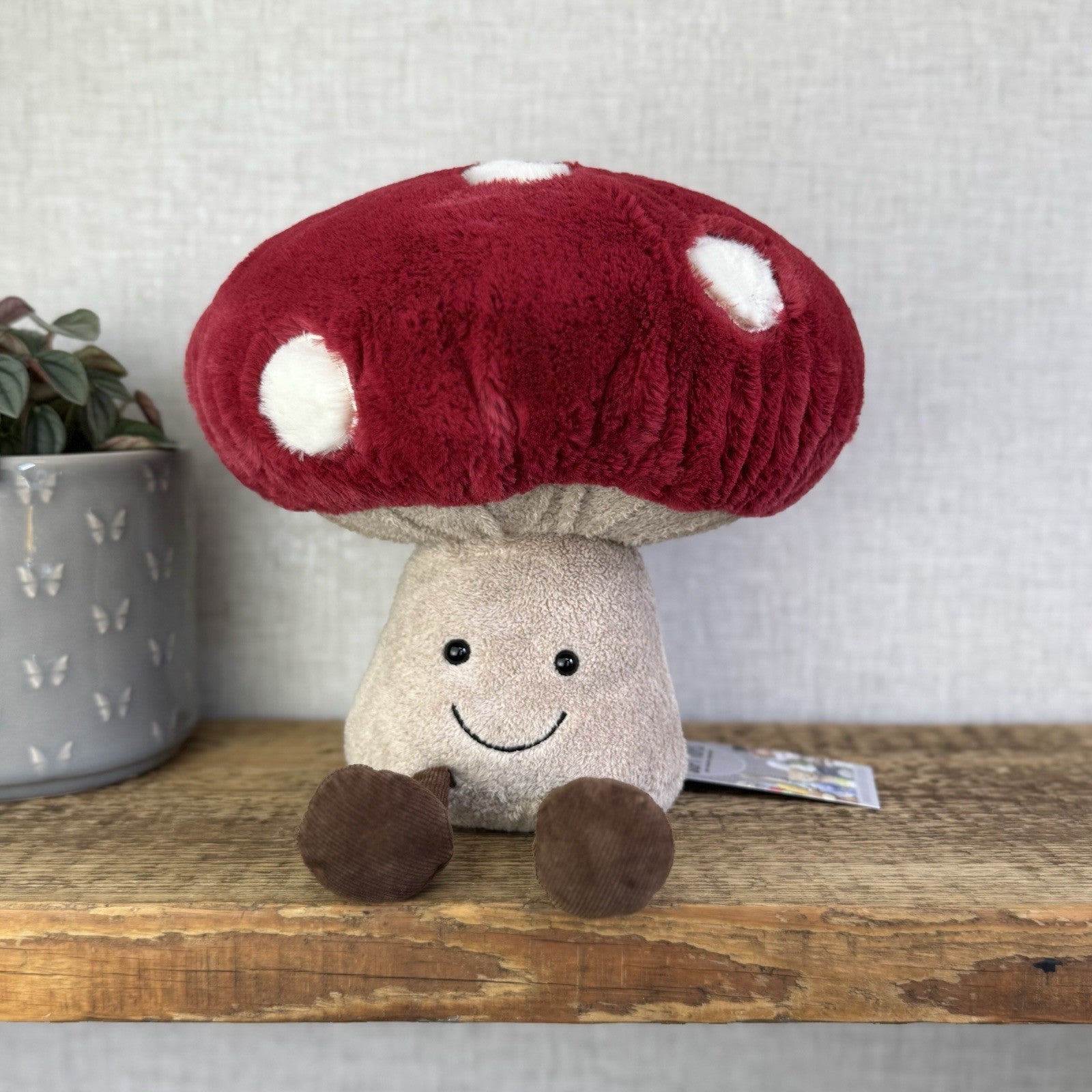 Jellycat Amuseable Mushroom - First Release Original Toadstool Woodlan ...