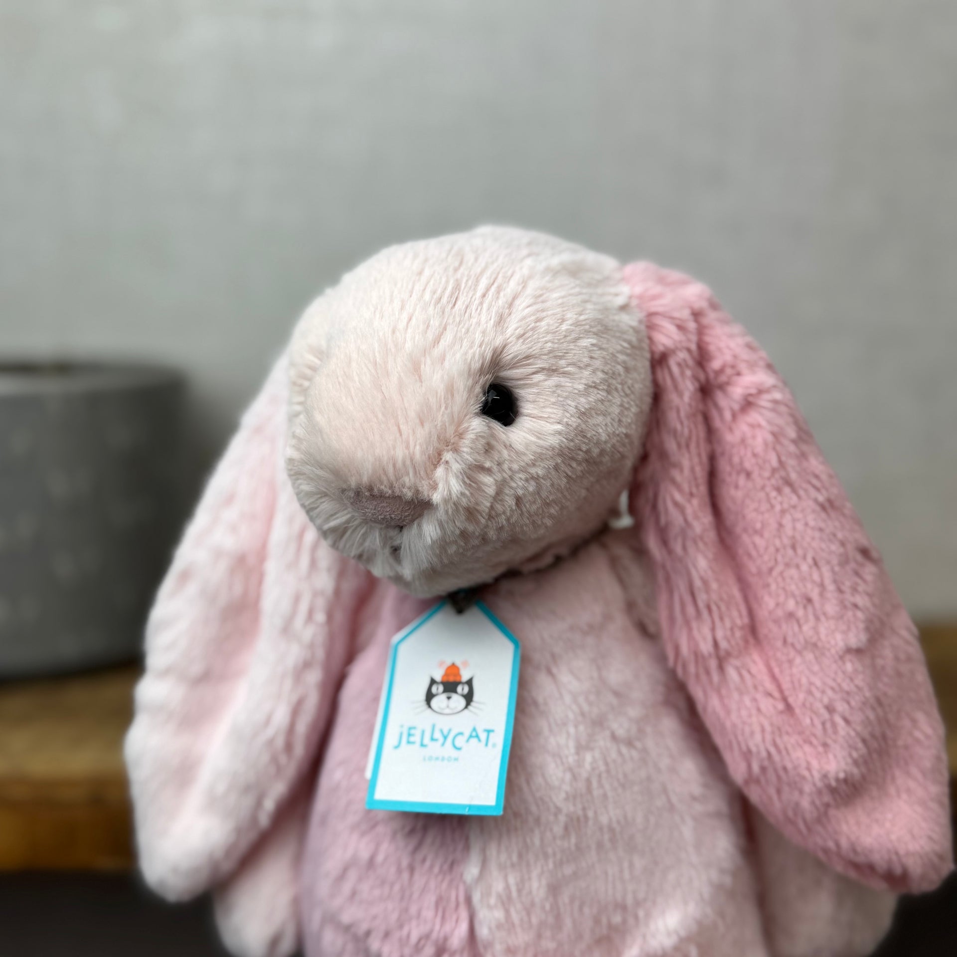 Bespoke Candy Floss Pink Bunny Medium - Blush – Preloved Soft Toys