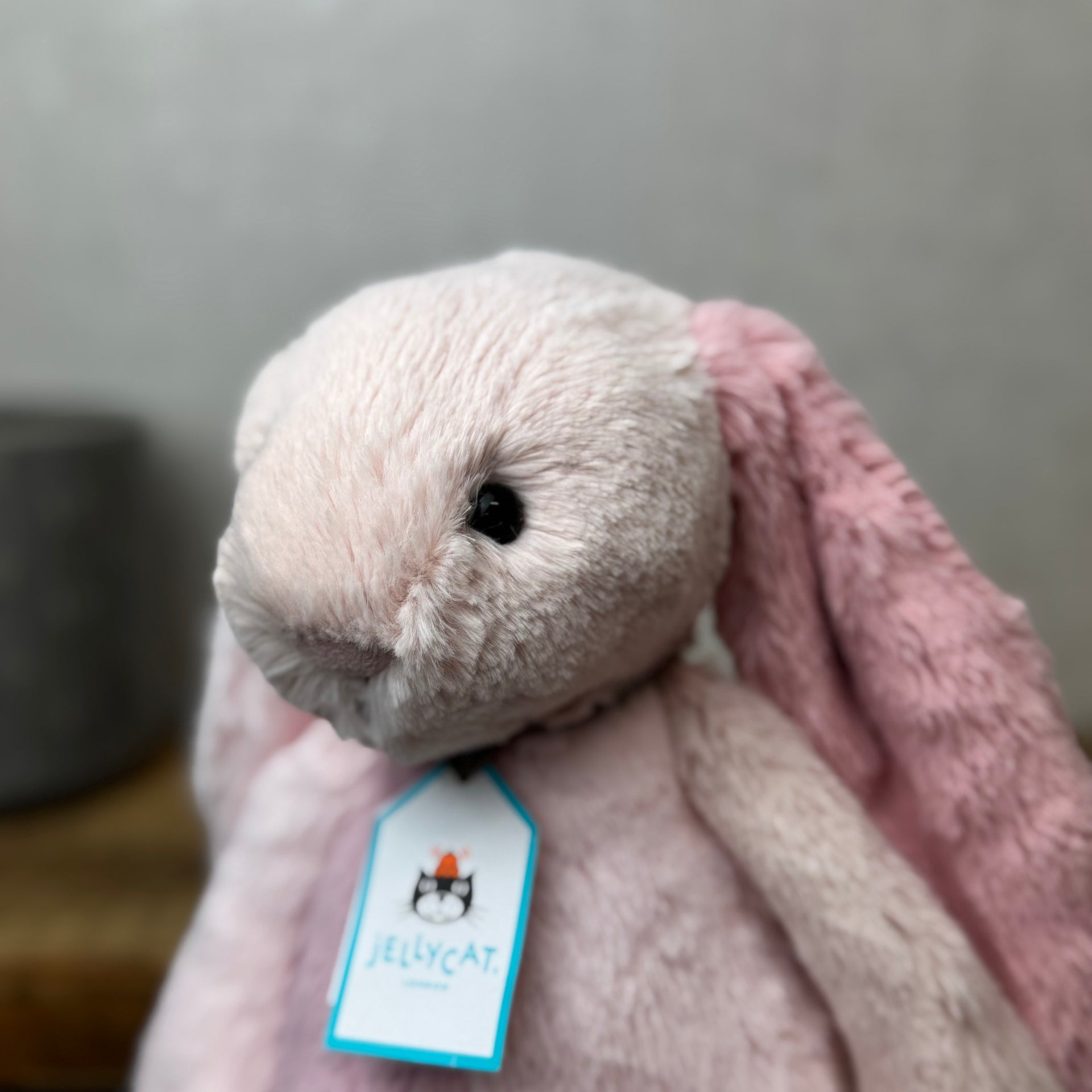 Bespoke Candy Floss Pink Bunny Medium - Blush – Preloved Soft Toys